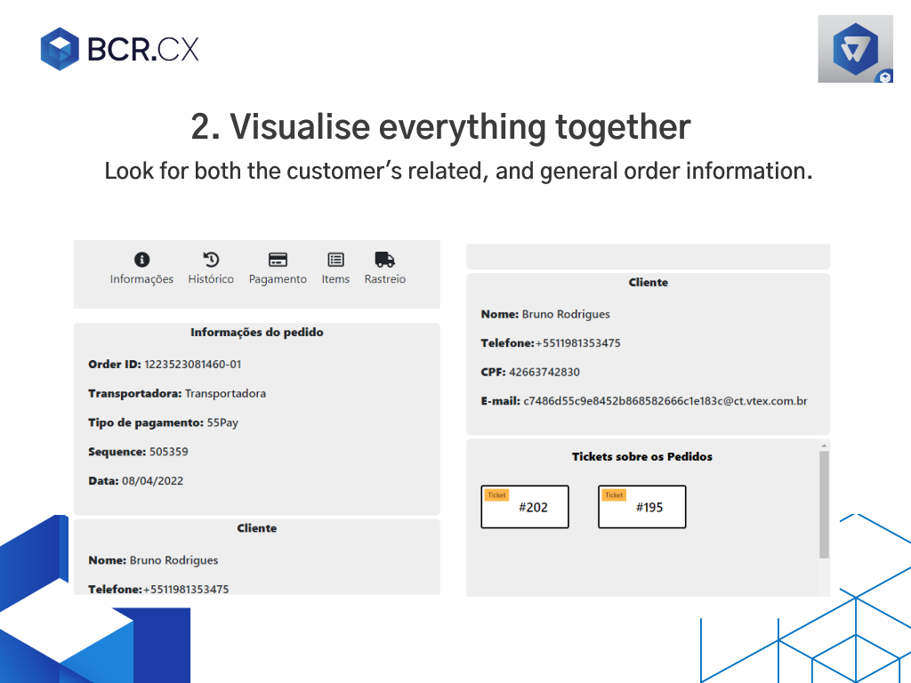 VTEX by BCR.CX App Integration with Zendesk Support